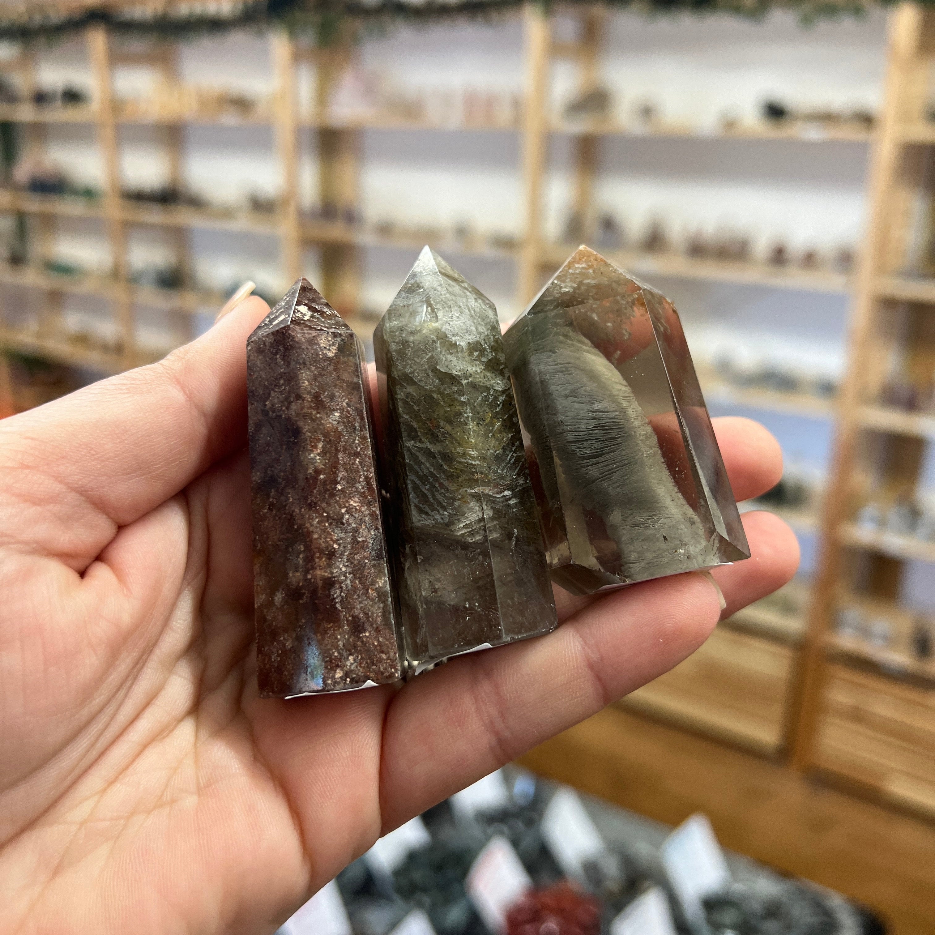 Garden Quartz Point - Lodolite - Manifesting - Grounding - Stability ...
